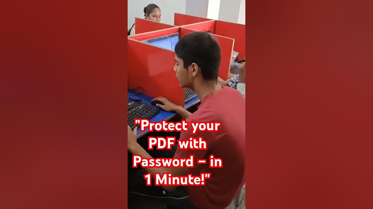 "Protect your PDF with Password – in 1 Minute!" #educationalsoftware # ...