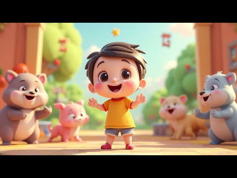 ABC Zoo Dance — Animals Sing the Alphabet! | Fun Kids Nursery Rhyme & Sing-Along