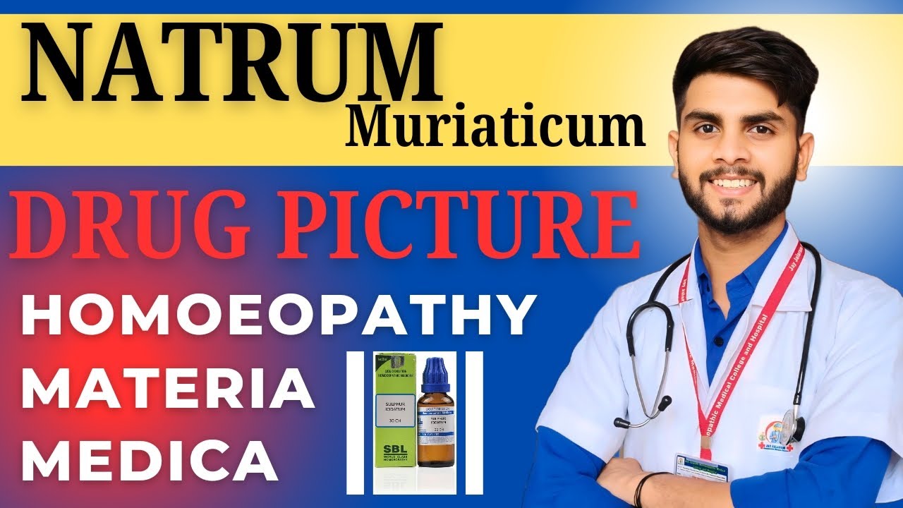 Natrum muriaticum|Drug picture|Remedy|notes|Homoeopathy #bhms ...