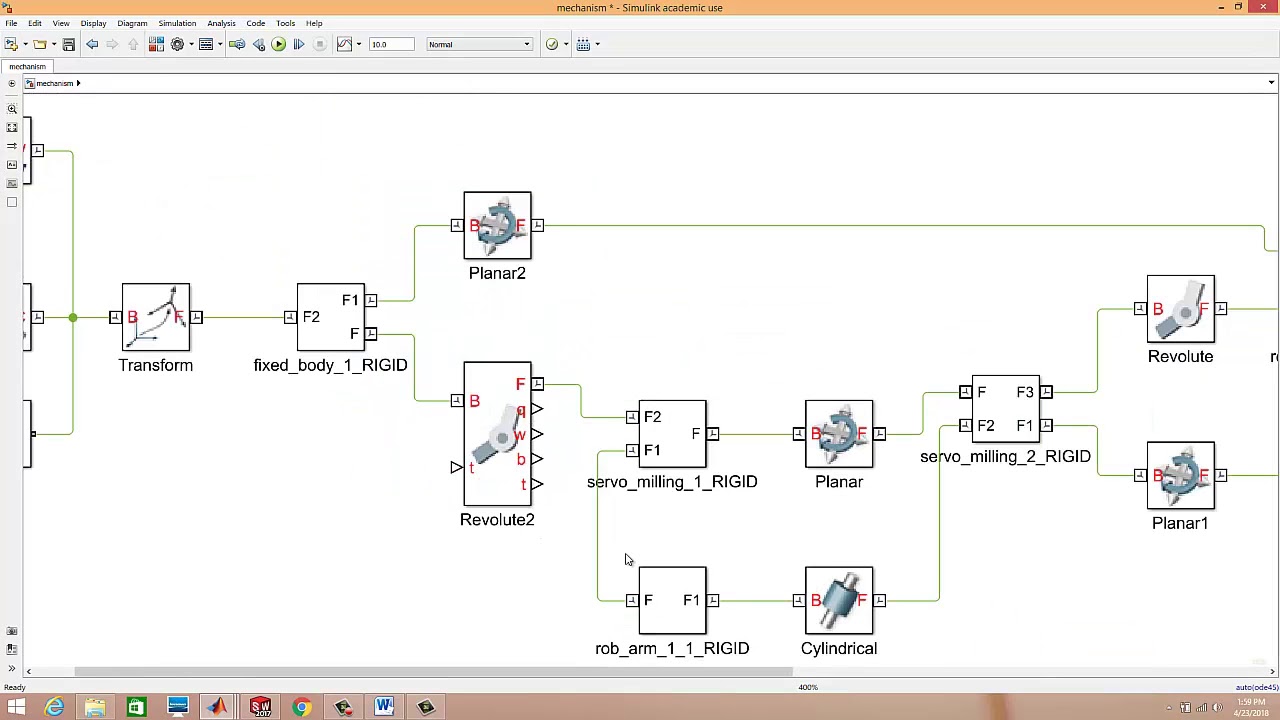 Matlab Simulink Simscape Uygulamasının Cad Tasarımları Ile