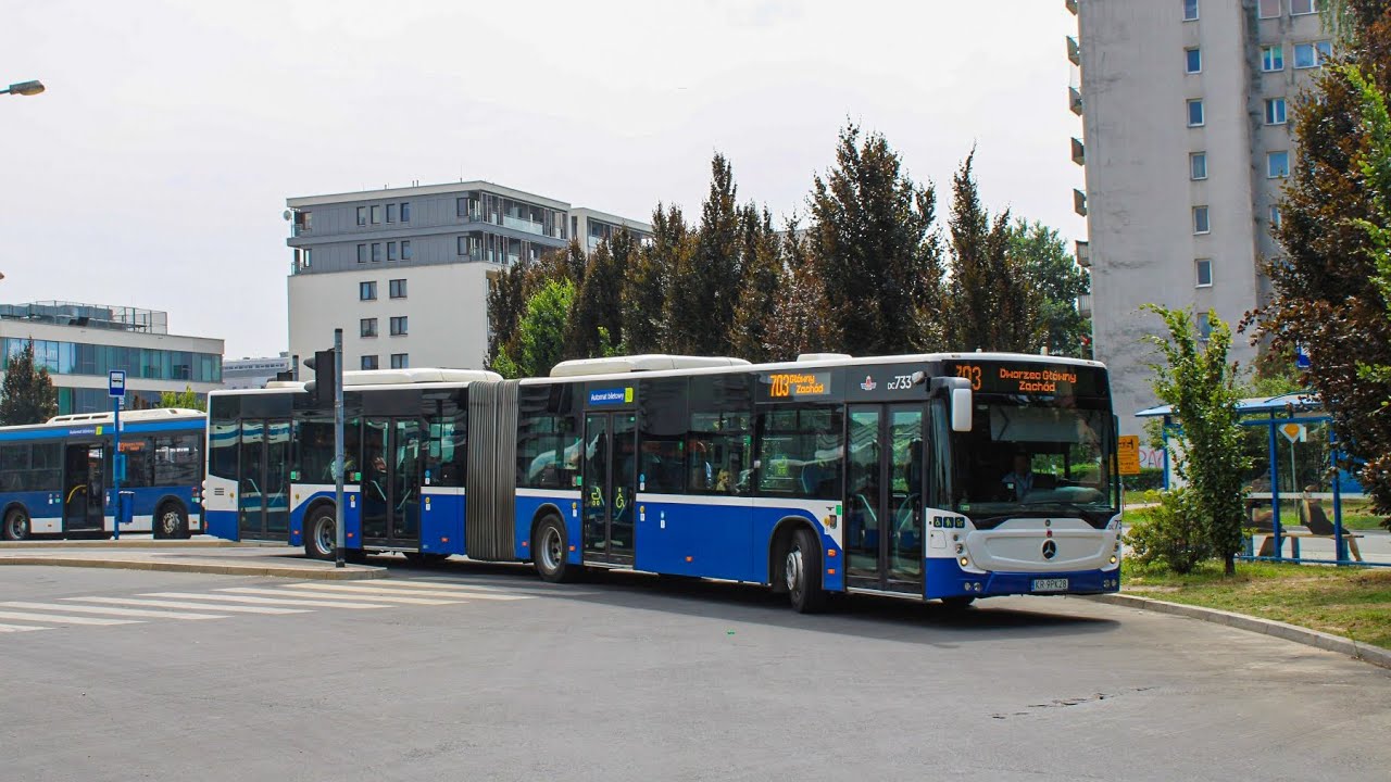 MPK Kraków [🚌703], Mercedes Conecto G #DC733 - YouTube