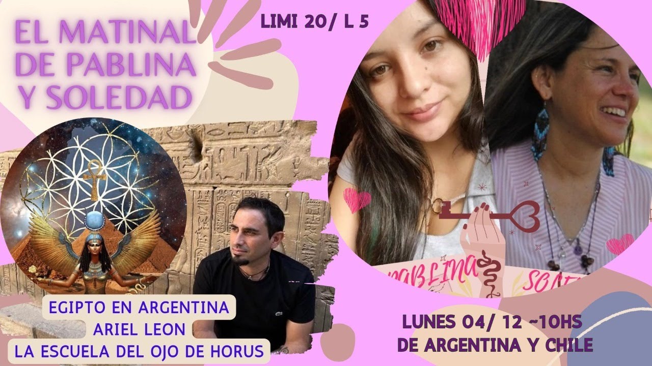 EL MATINAL DE PABLINA Y SOLEDAD CON ARIEL LEON - YouTube