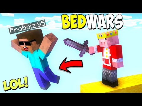 Playing MINECRAFT BEDWARS Again, But....