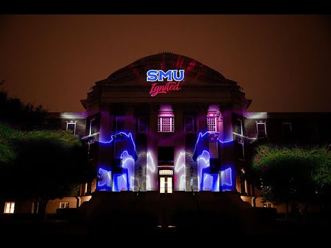 SMU Ignited Light Show: Dallas Hall in a Whole New Light - YouTube