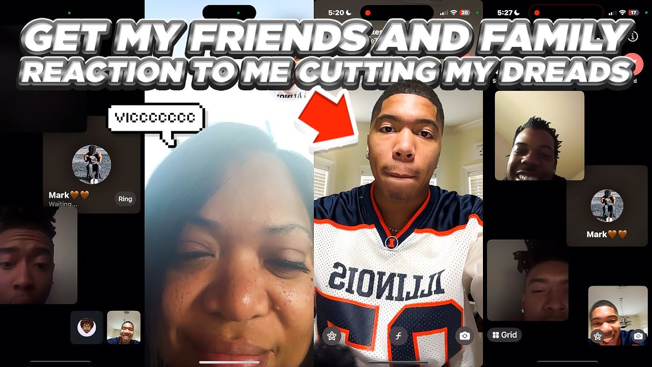 Getting My Family And FRIENDS REACTION TO ME CUTTING MY DREADS!! - YouTube