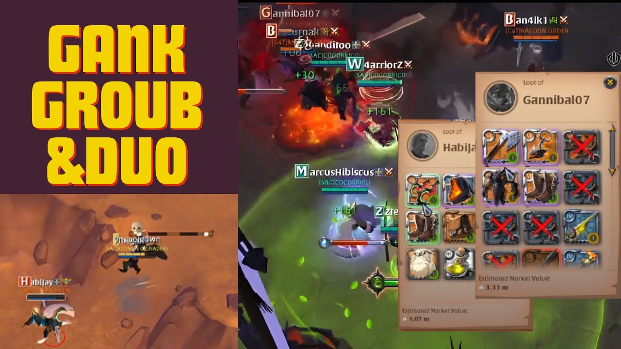 Mastering Albion Online: GANK GROUP AND DUO | MONEY PRINTER - YouTube