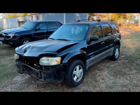 Rebuilding my wrecked Ford Escape on a budget - YouTube