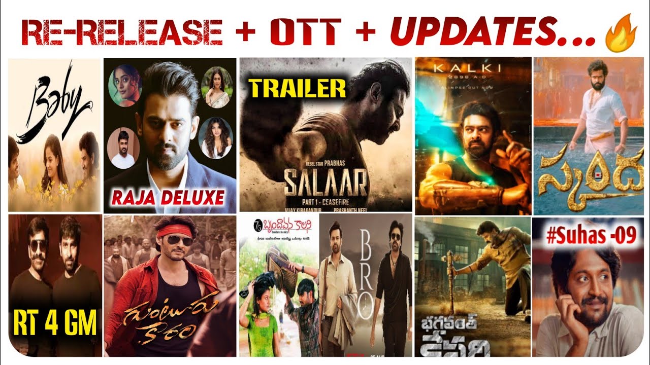 Latest New Updates | Salaar, Kalki, Bro-Baby, Skanda, Nbk-108, Guntur ...
