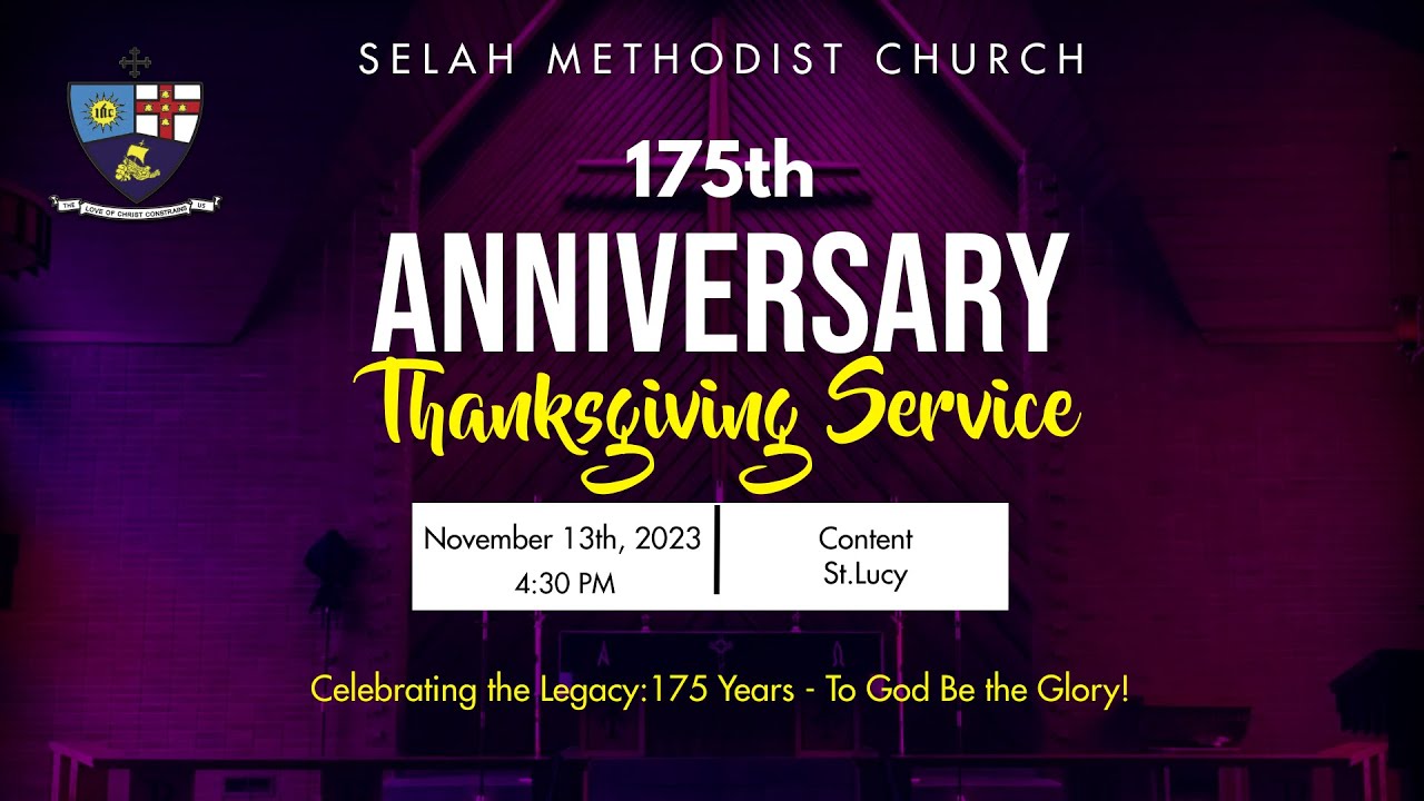 Selah Methodist Church Anniversary Service - YouTube