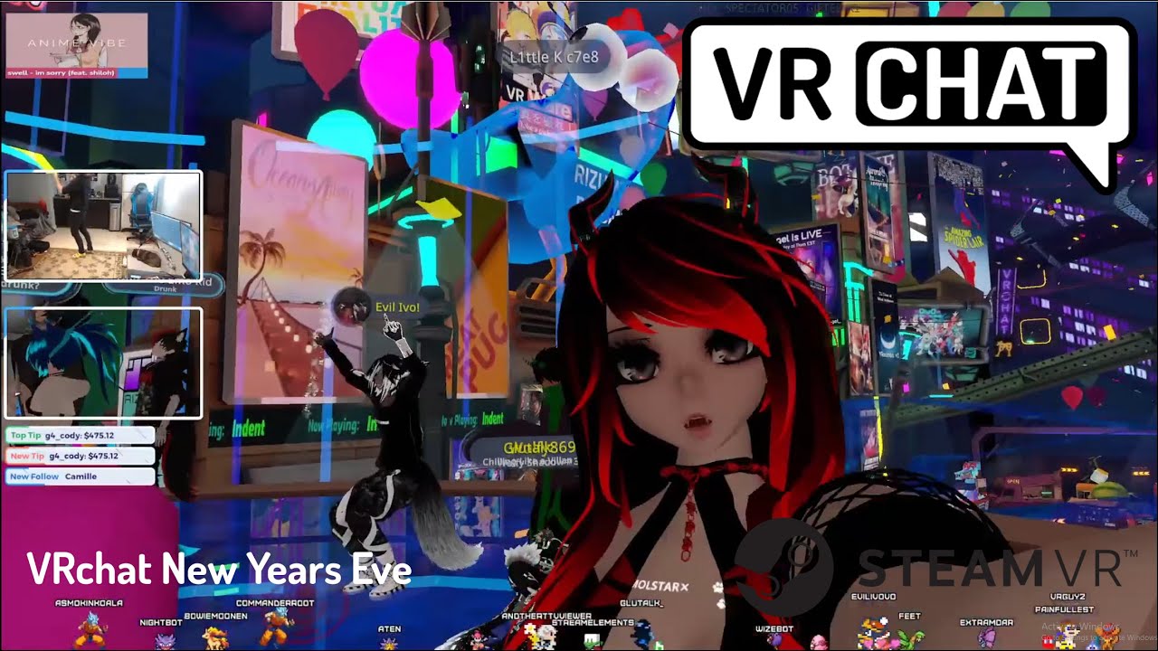 VRChat: New Years Eve in VR - VRC+ Giveaway - YouTube