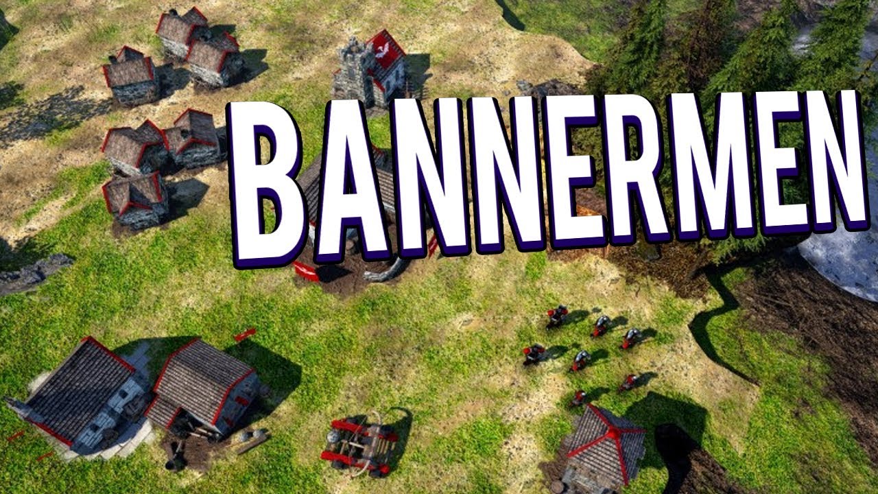 NEW MEDIEVAL Real Time Strategy Game! BANNERMEN GAMEPLAY LETS PLAY ...