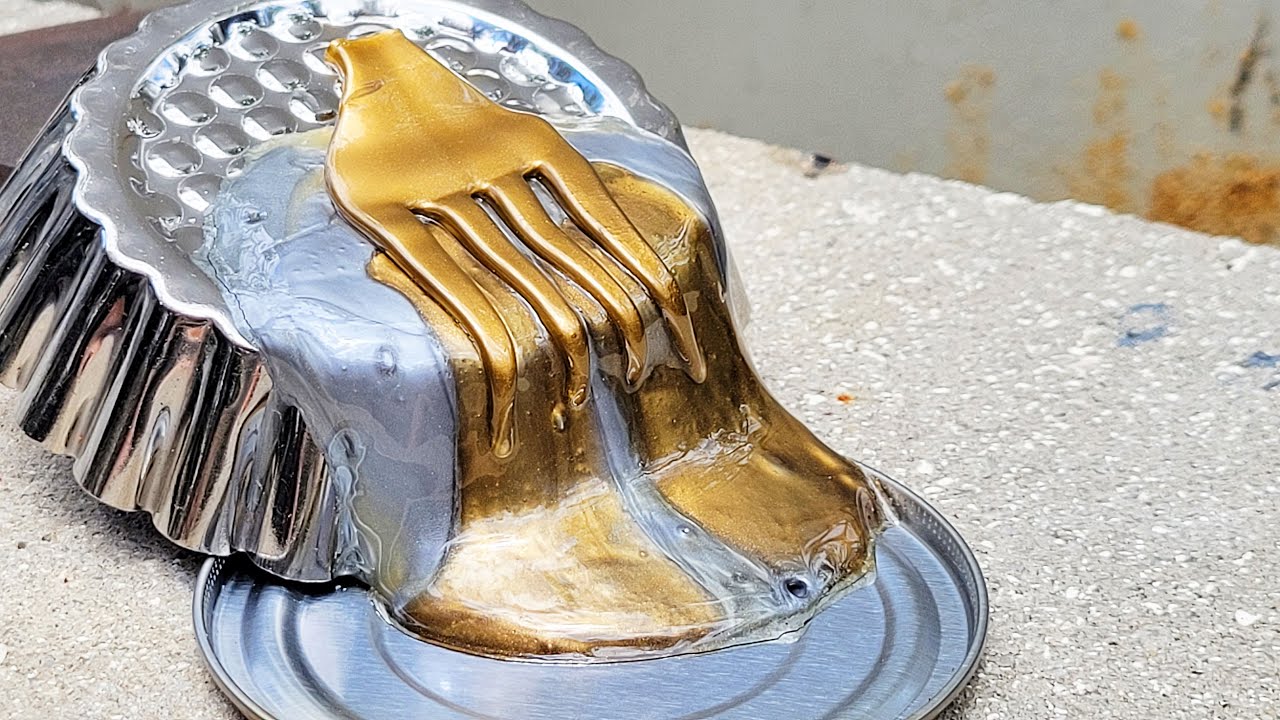 Plasticware Falls - A melted plastic creation - YouTube