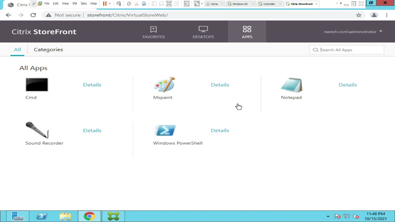 Citrix - How to add Citrix applications to Favorites - YouTube