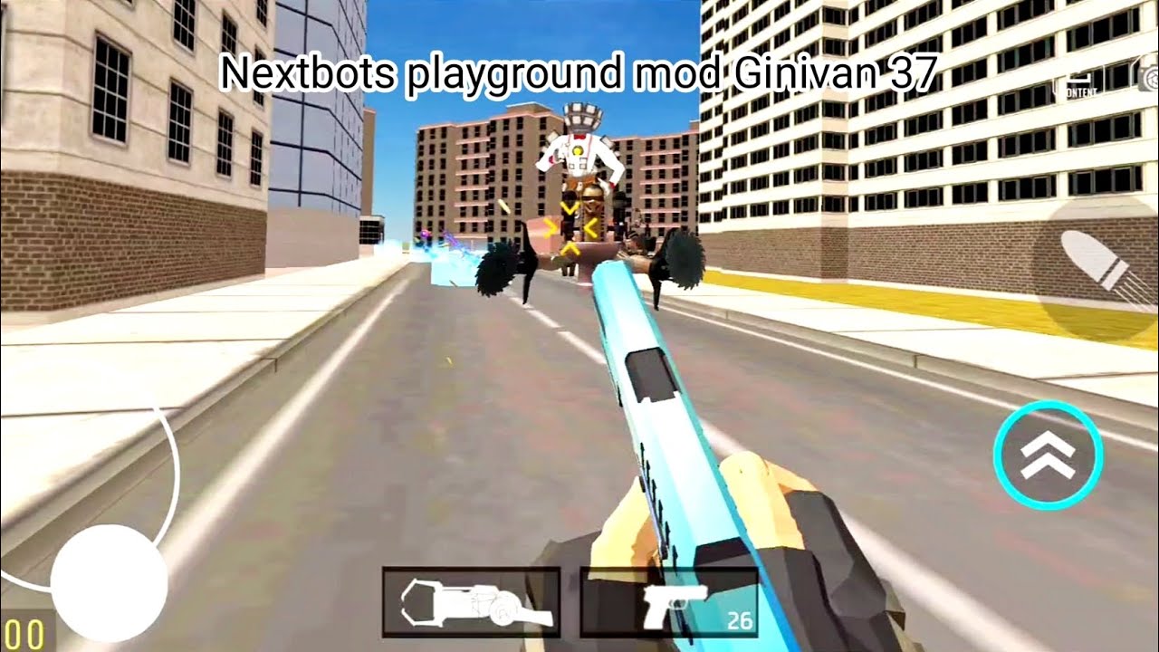 Nextbots playground mod Ginivan 37 - YouTube