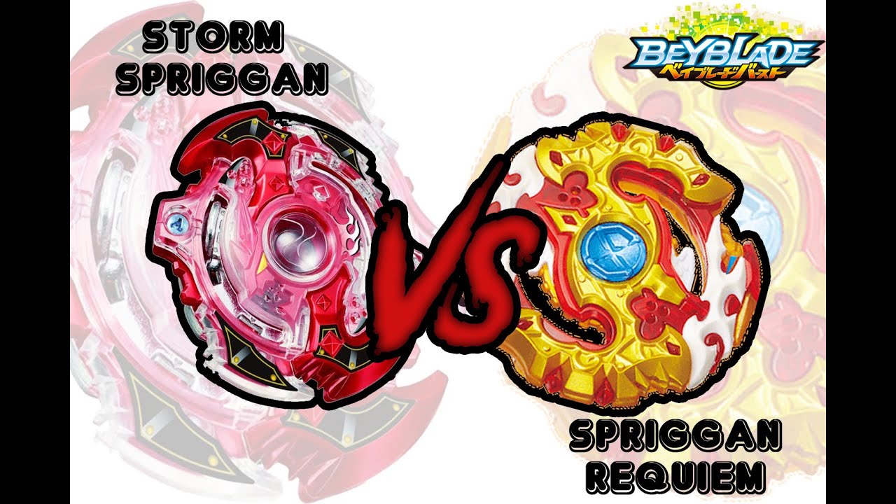 Storm Spriggan VS Spriggan Requiem | Beyblade Burst - YouTube