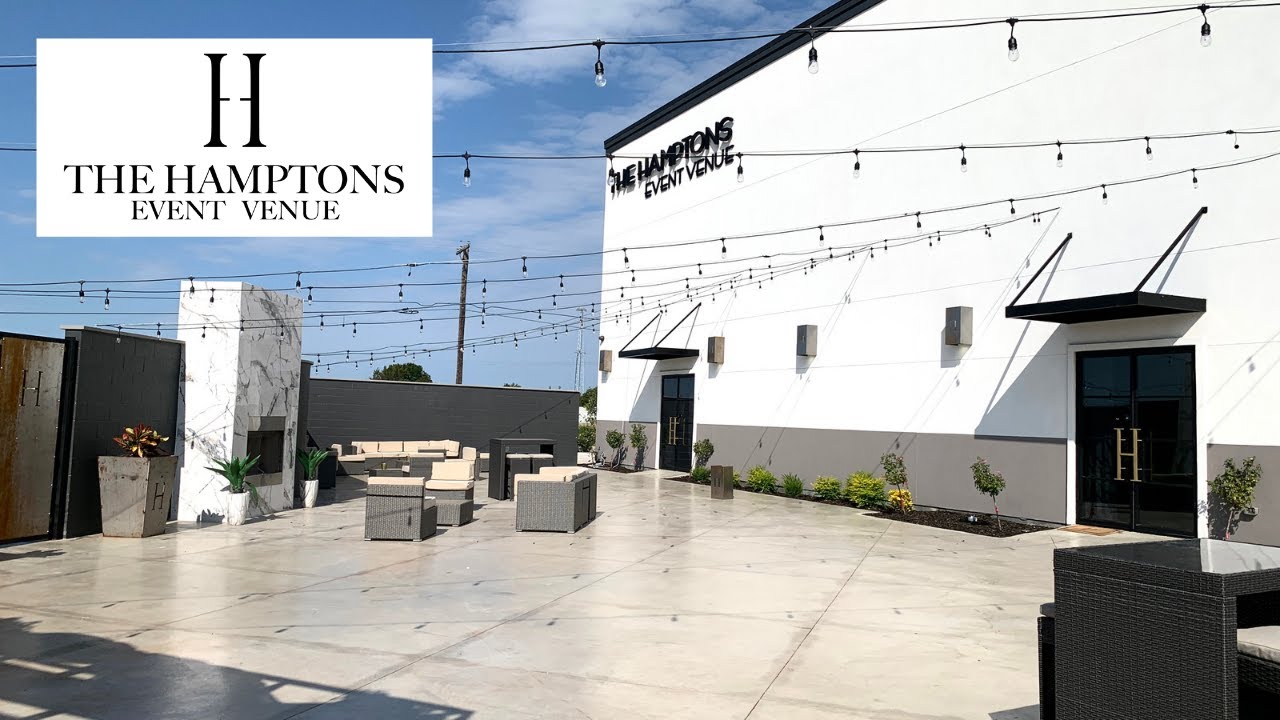 The Hamptons Event Venue - Courtyard - YouTube