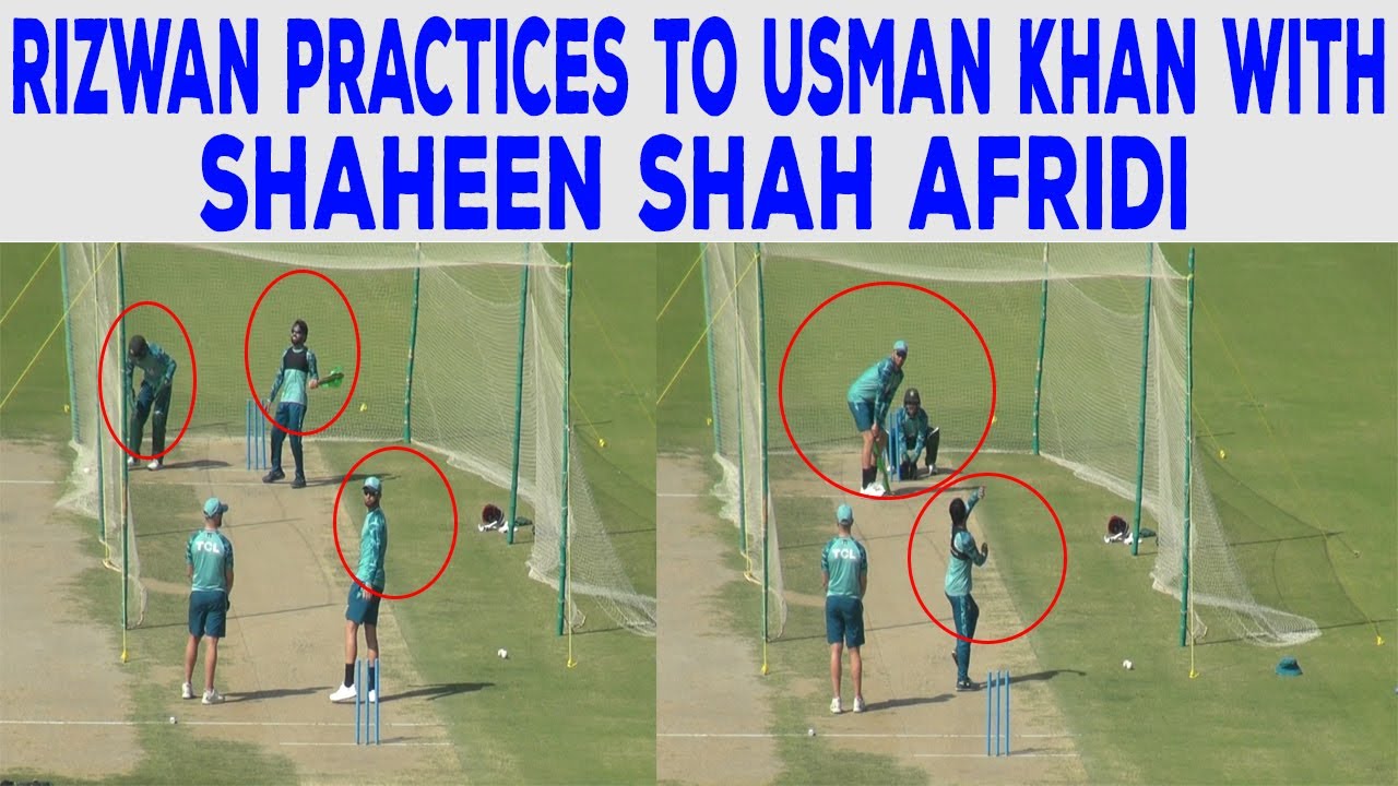 Mohammad Rizwan keeping Practice To Usman Khan - YouTube