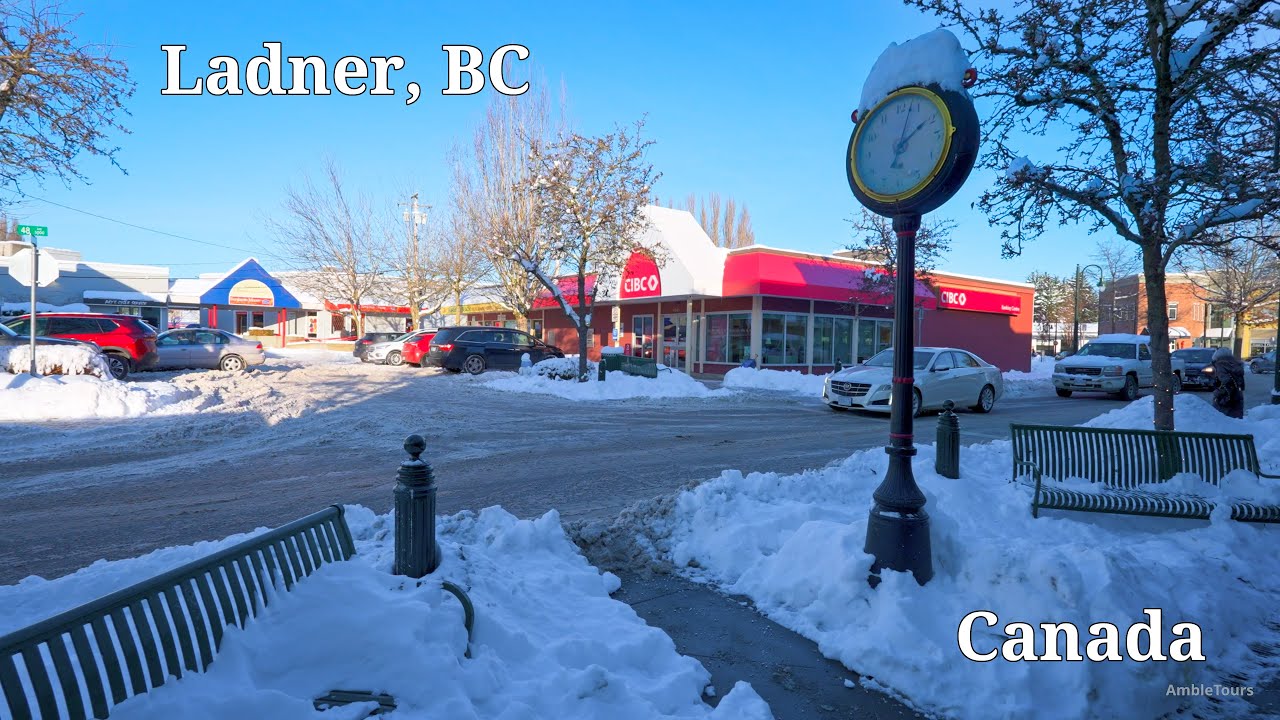 Ladner in the Snow Walk - HDR - YouTube