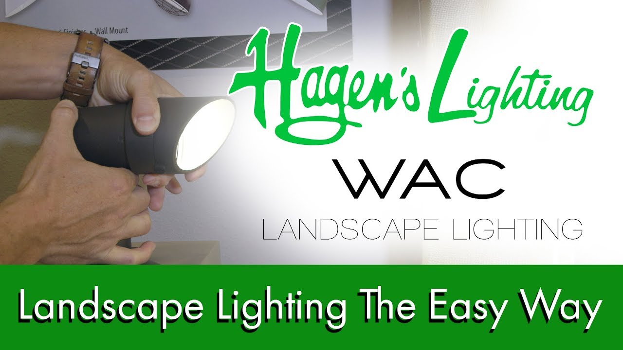 Landscape Lighting Made Easy with WAC Landscape Lighting - YouTube