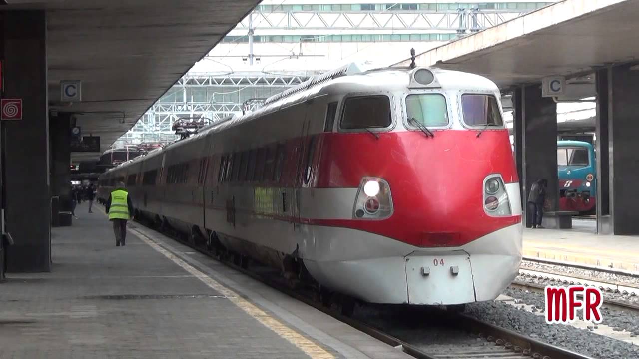 ETR 450 04: L'ULTIMA PARTENZA da ROMA TERMINI con l' IC 561 Roma ...