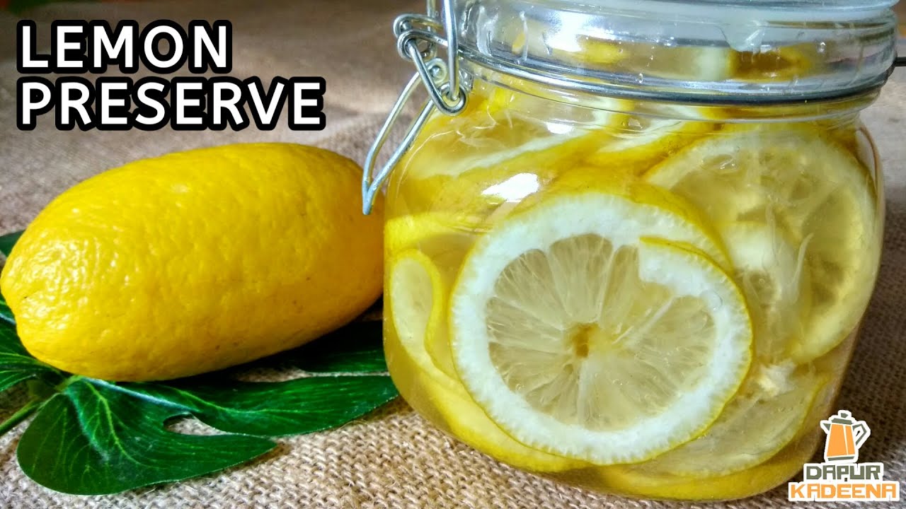 CARA MEMBUAT LEMON PRESERVE UNTUK LEMON TEA - YouTube