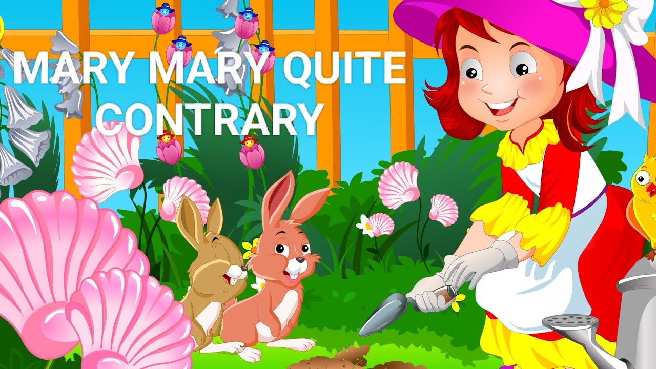 MARY MARY QUITE CONTRARY | NURSERY RHYMES | LAUGH & LEARN TV - YouTube