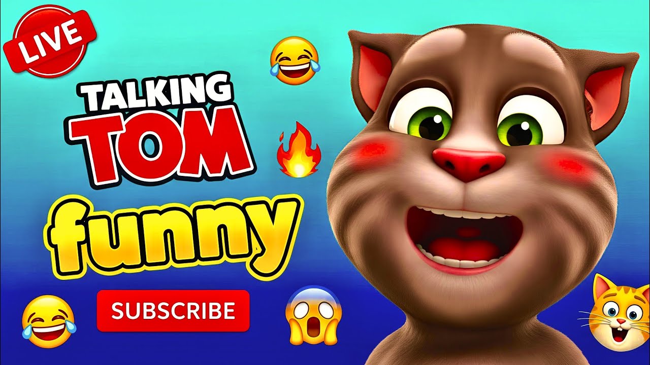 Talking Tom LIVE 2025 | New Funny Gameplay 😍 | Comedy Talking Tom Game ...