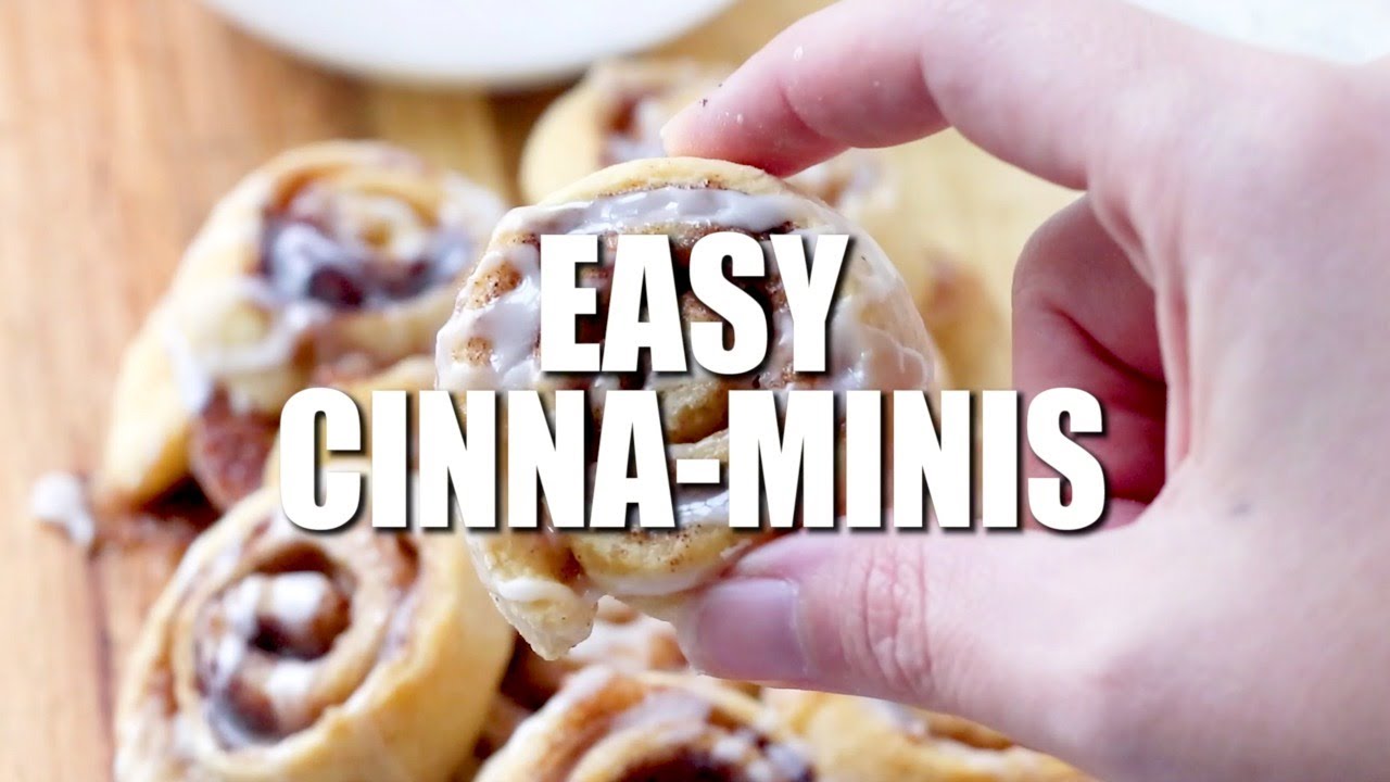 How to make: EASY CINNA-MINIS (Mini Cinnamon Rolls) - YouTube