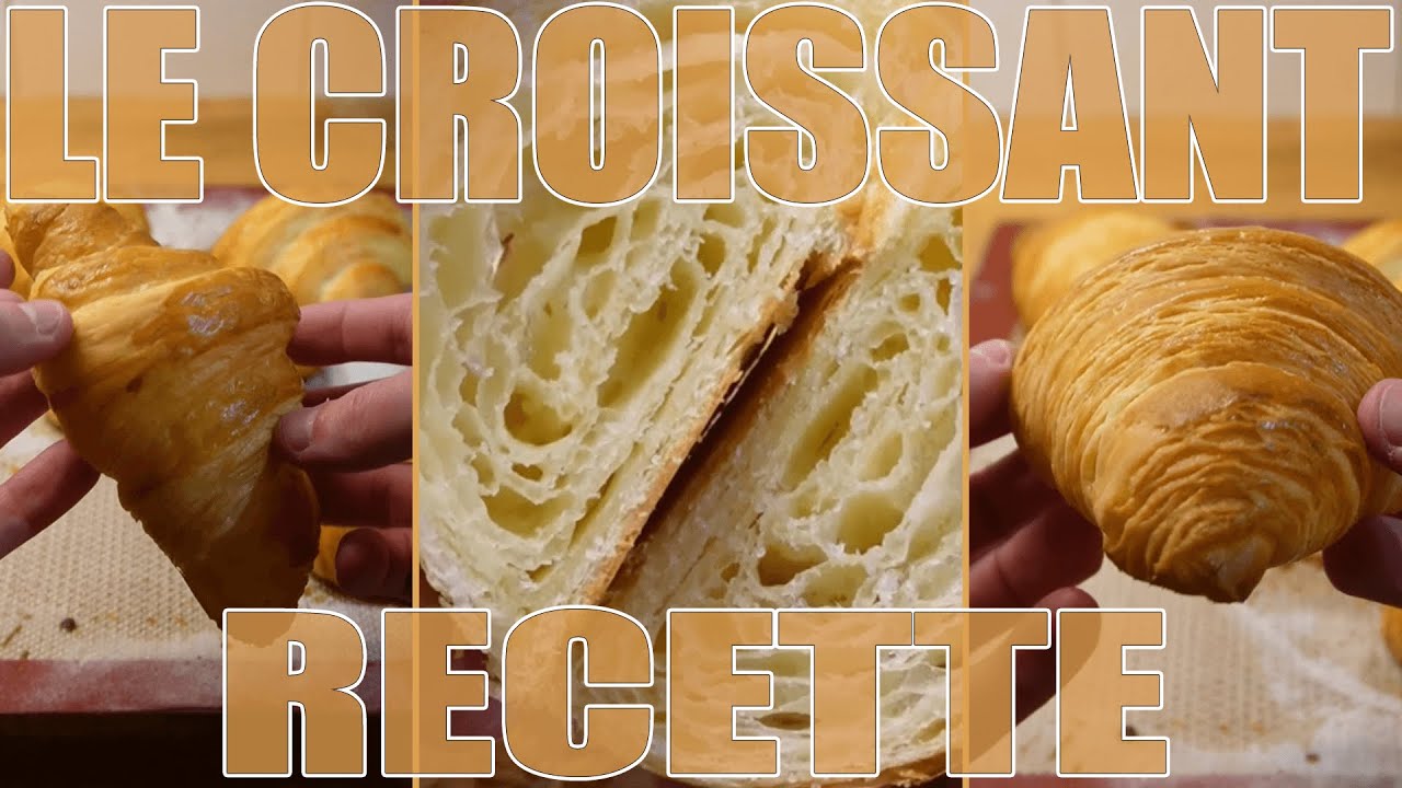 Le CROISSANT 🥐 RECETTE SIMPLE à SUIVRE 🥐 - YouTube