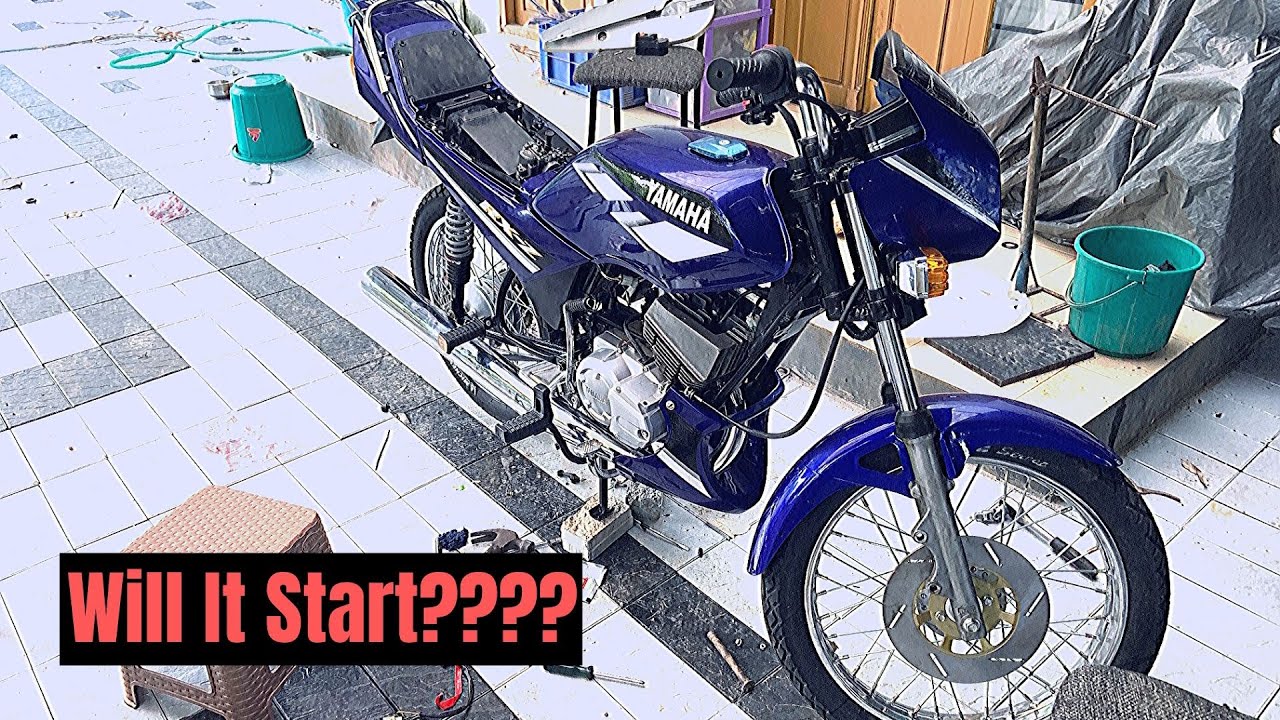 Rebuilding the Yamaha RXZ part 15 (First start of the Rxz, will it ...