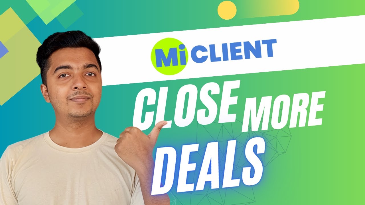Boost Your Sales with MiCLIENT: Ultimate Deal Closure Tool! | Salesforce Alternative - YouTube