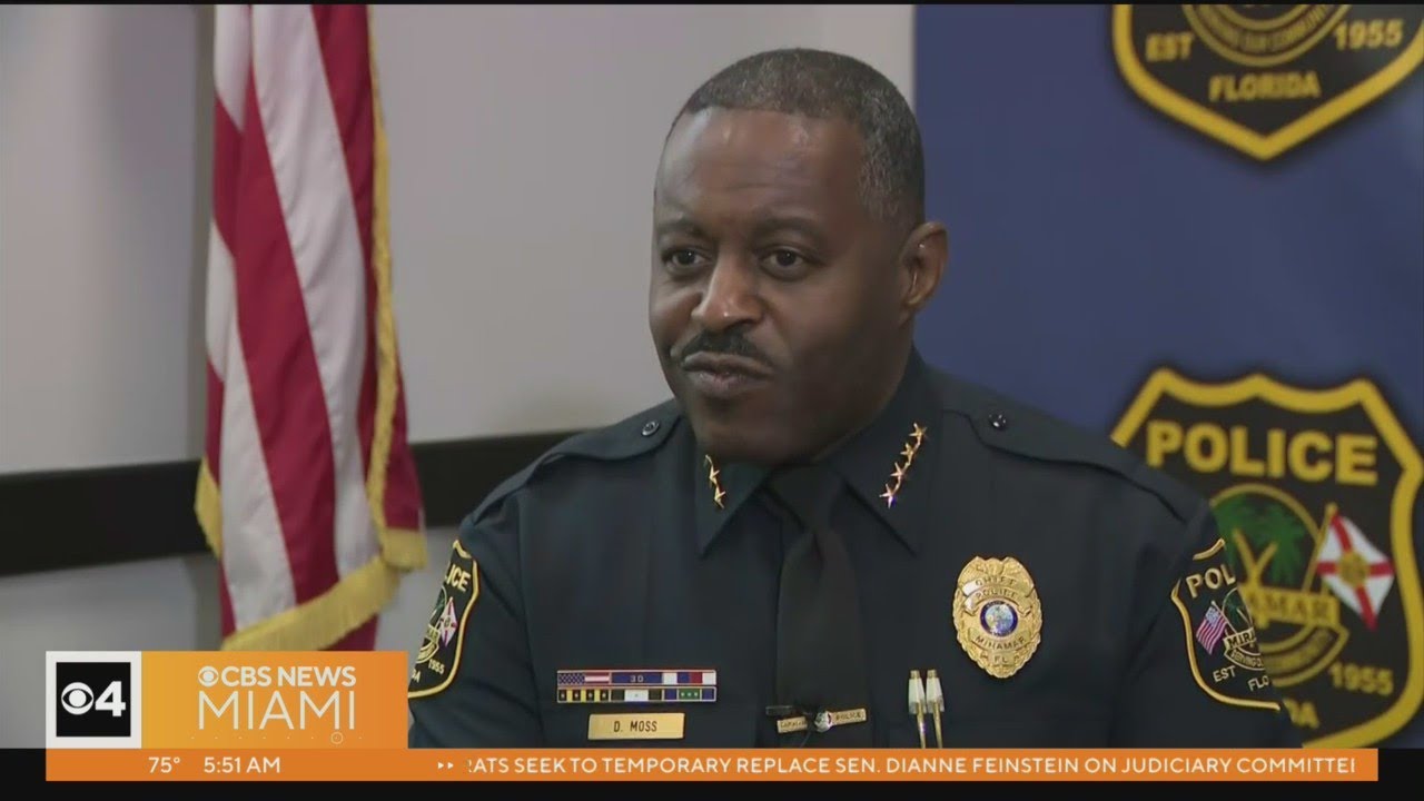 Delrish Moss sworn in a Miramar Police Chief - YouTube