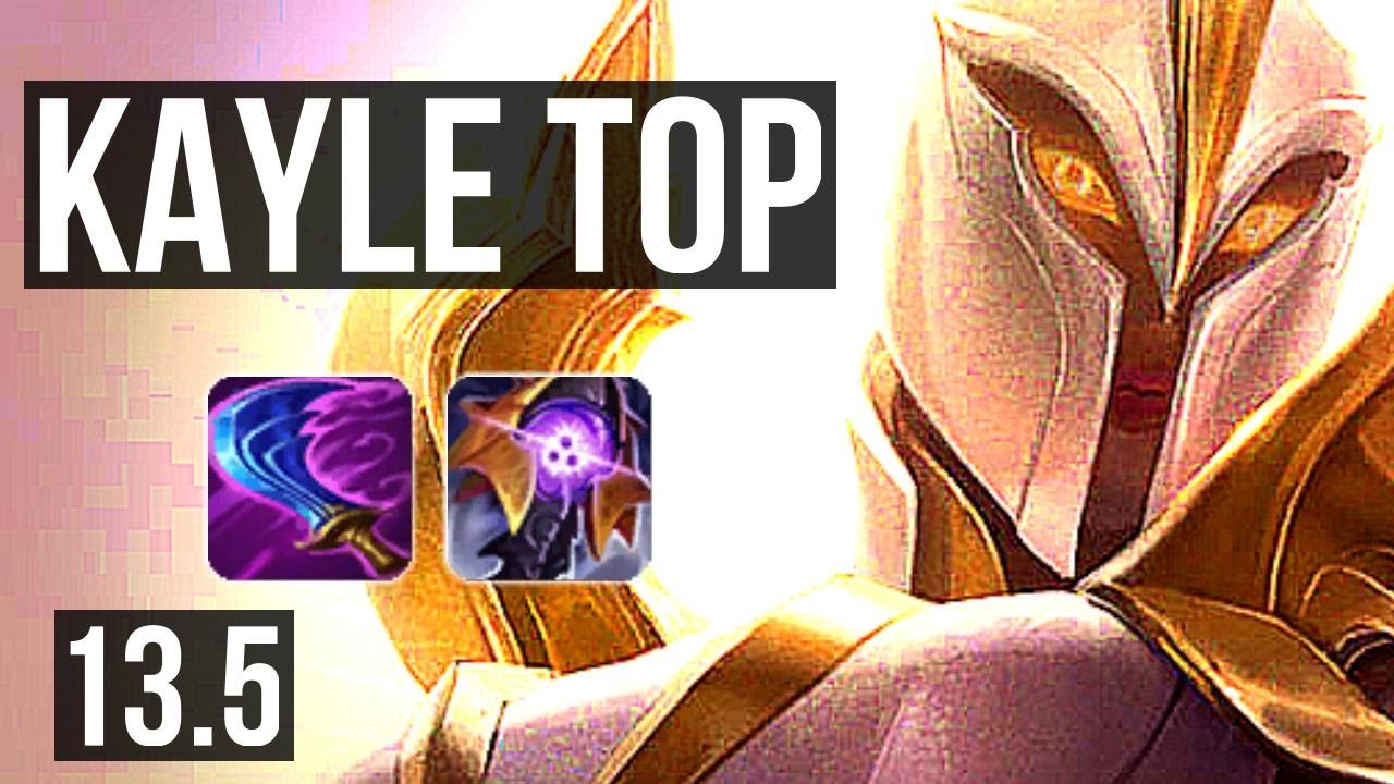 KAYLE vs WARWICK (TOP) | Rank 7 Kayle, 5/2/5 | KR Challenger | 13.5 ...