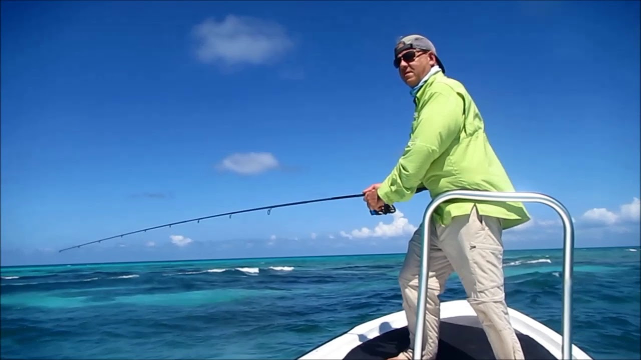 Belize Fishing - Yellow Jack caught near the Belize Reef - YouTube