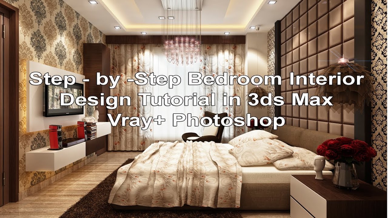 3Ds Max Bedroom Interior Bedroom Modeling Tutorial ! 3ds max ...