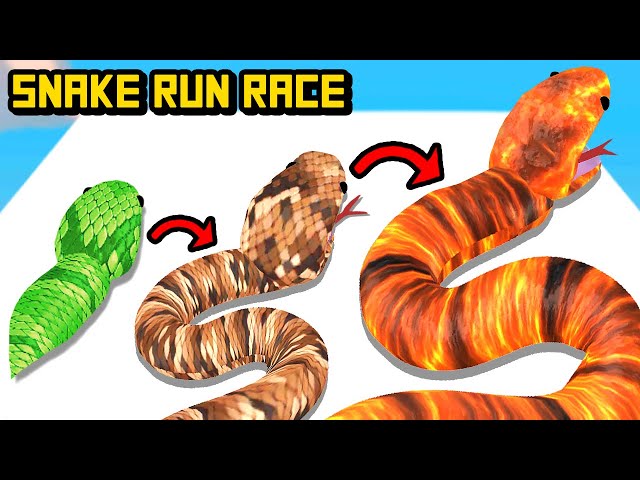 Snake Run Race #2 - เจ้างูยักษ์เพลิงลาวาเขมือบคน!! [ เกมส์มือถือ ]