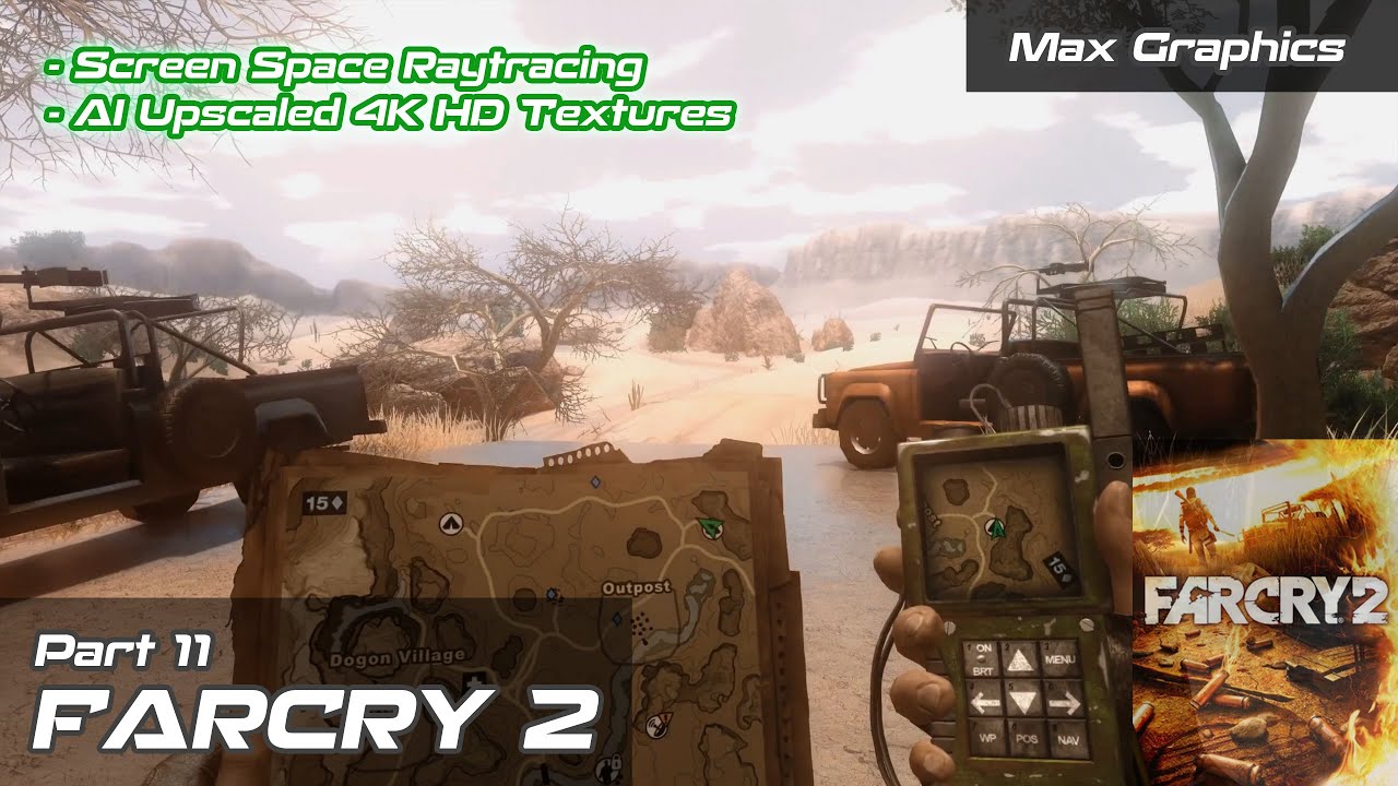 Farcry 2 | Screen Space Raytracing, HD Textures | Max Graphics | Part ...