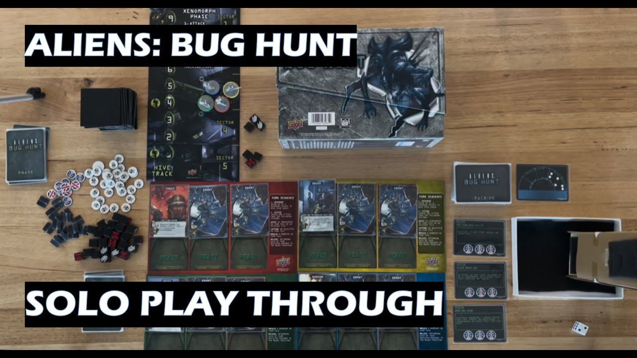 Aliens Bug Hunt solo play through - YouTube