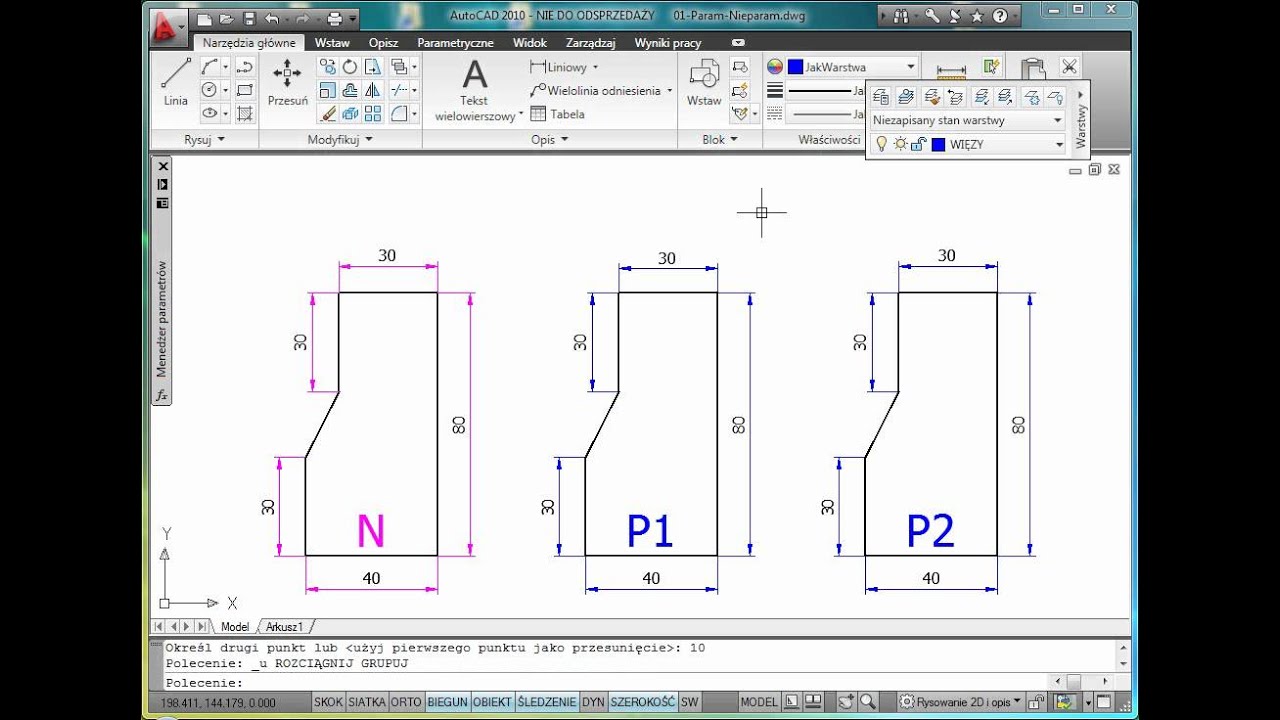 ABC AutoCAD. Modelowanie parametryczne - YouTube