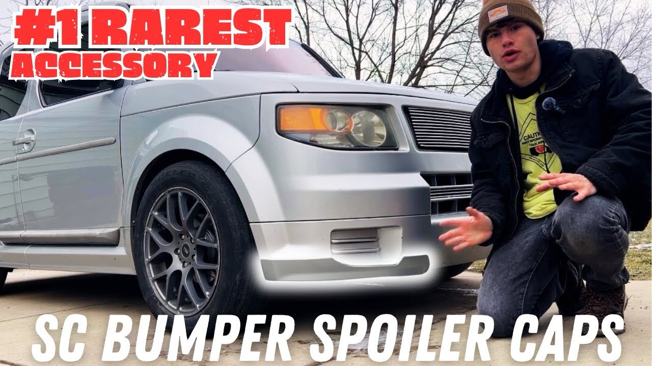 Honda Element Accessory Review Episode 6 | SC Bumper Spoiler Caps - YouTube