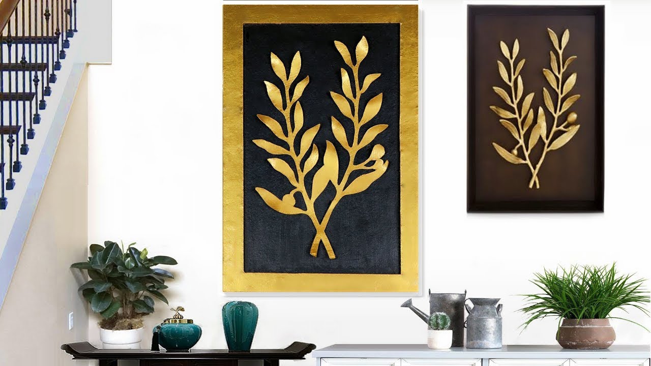 Easy Paper Craft || Paper wall hanging making at home || Decorative For ...