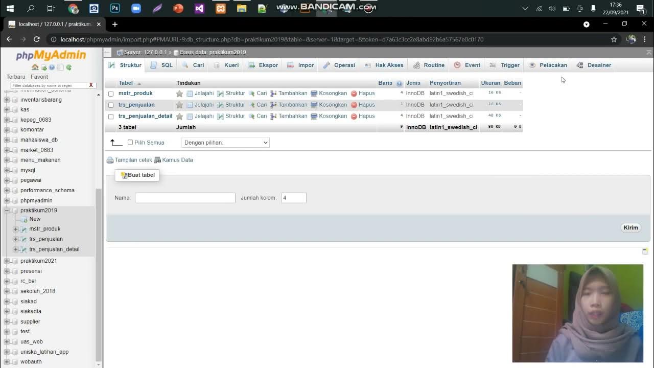 Menjelaskan dan Menampilkan Hasil Relasi Tabel pada phpmyadmin - YouTube
