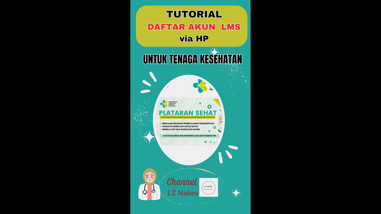 TUTORIAL DAFTAR AKUN LMS/PLATARAN SEHAT VIA HP - YouTube