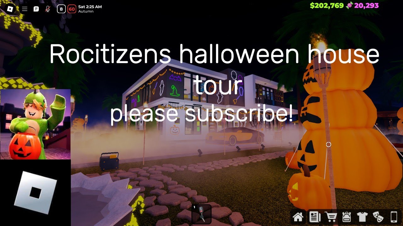 Rocitizens Halloween decorated house tour - YouTube