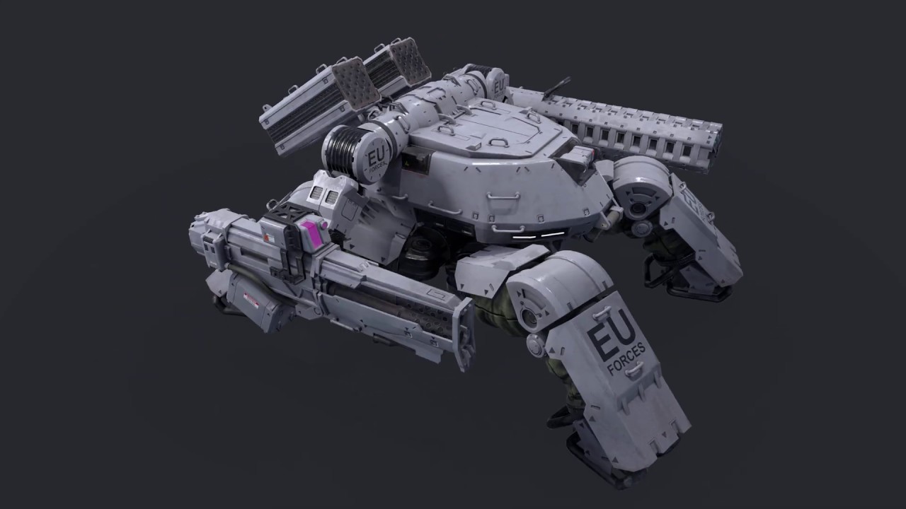 Heavy Quadruped Mech - YouTube