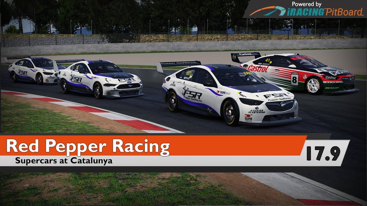 Red Pepper Racing - S17W9 - Supercars at Catalunya - YouTube