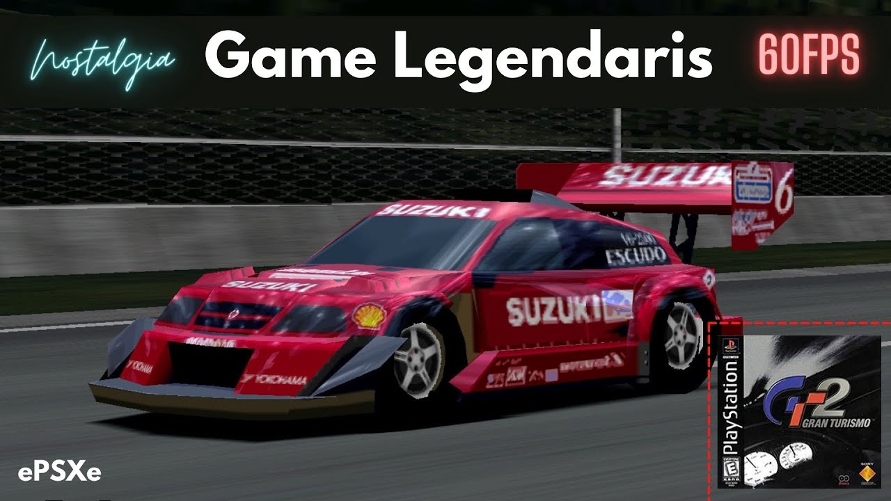 Main Game PS1 Legendaris | Gran Turismo 2 + Config ePSXe 60FPS - YouTube