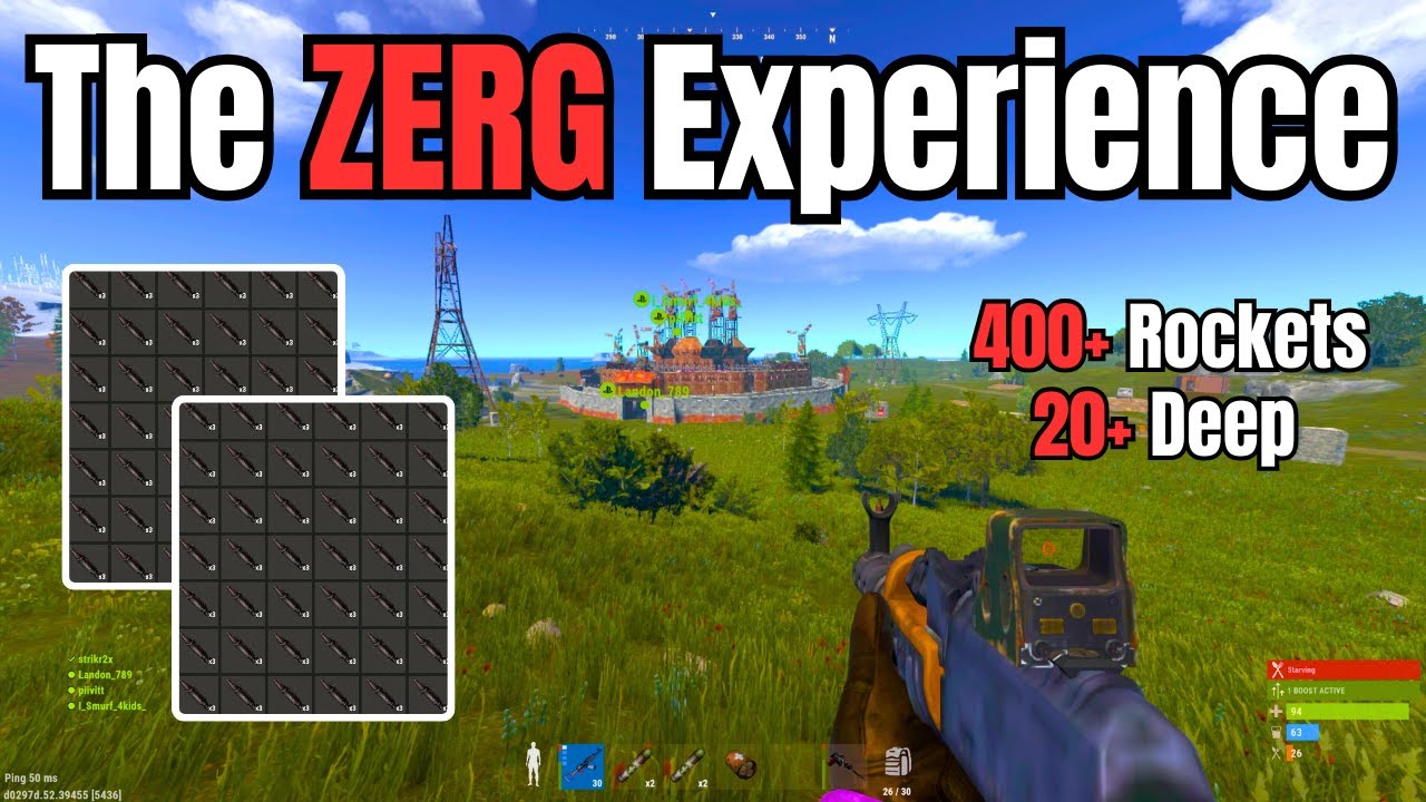 The ZERG Experience | Rust Console Movie - YouTube