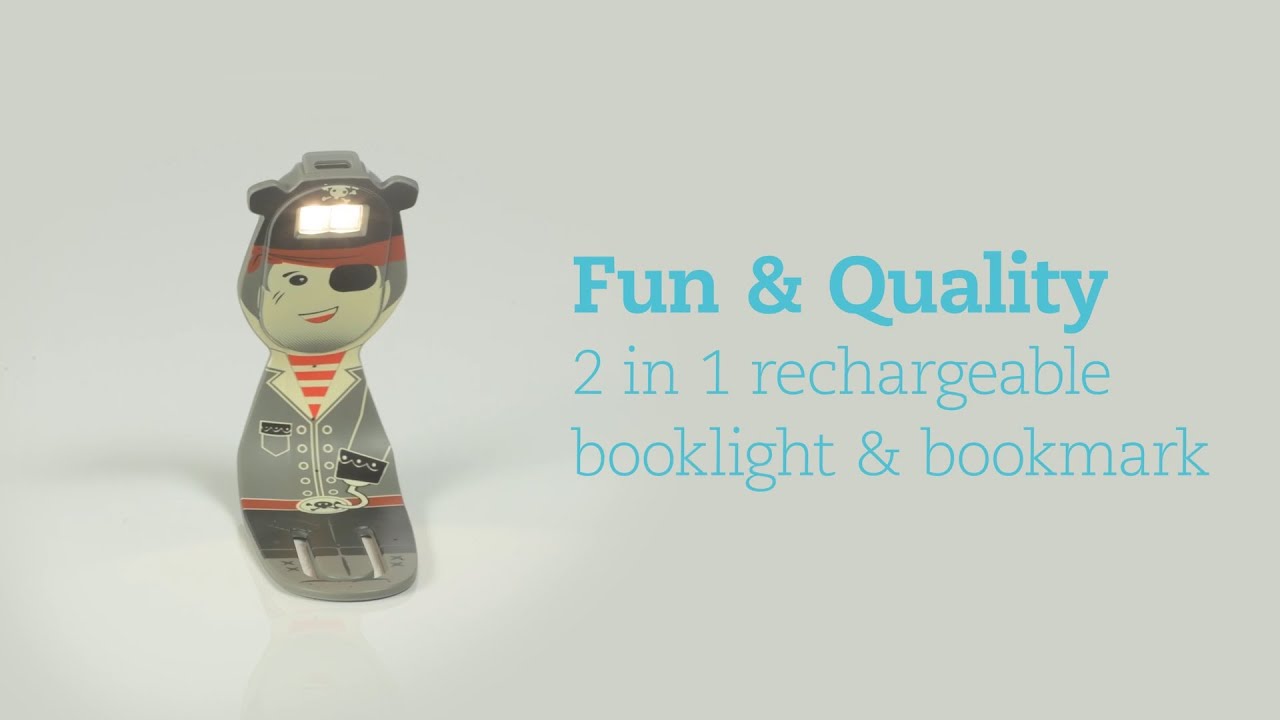 Flexilight Rechargeable Pals Reading Light | 2 in 1 Bookmark Book Light ...