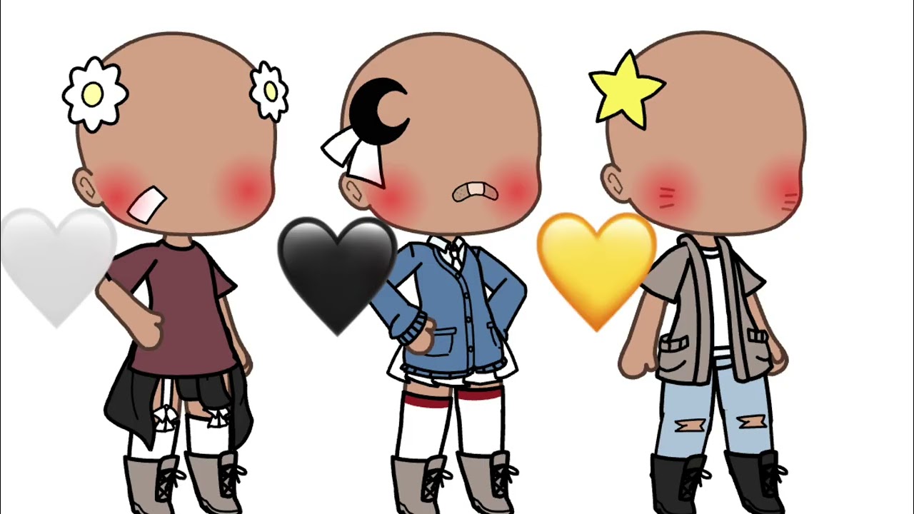 🤍🖤💛 outfits for my OC - YouTube